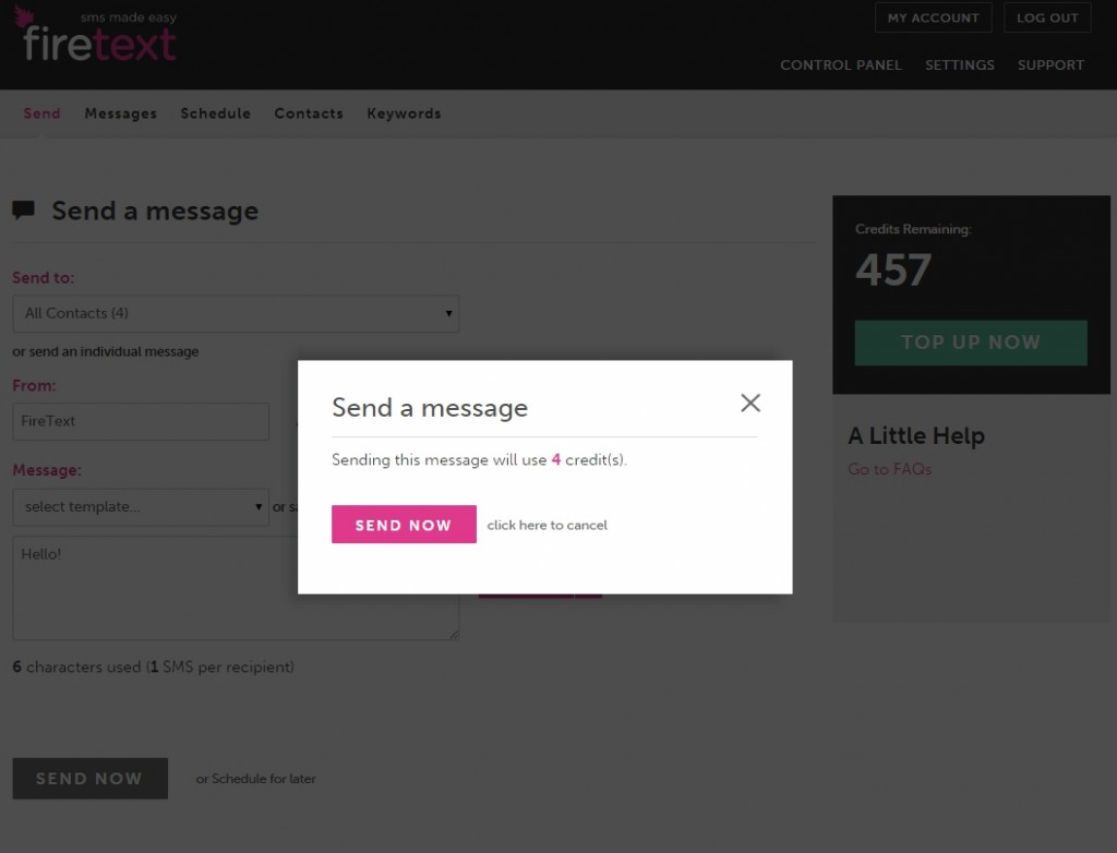 How-To: Send a Message - SMS Marketing Blog