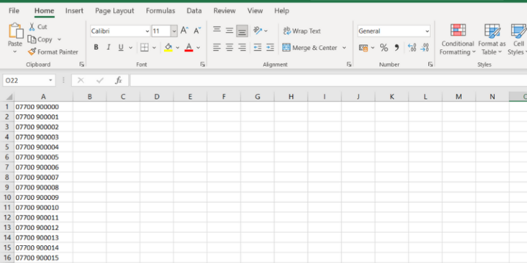 How to format mobile phone numbers in Excel - SMS Marketing Blog
