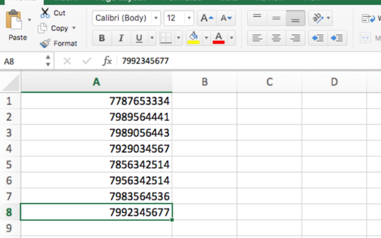 How to format mobile phone numbers in Excel - SMS Marketing Blog